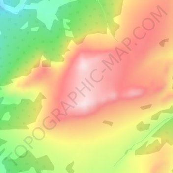 Red Range topographic map, elevation, terrain