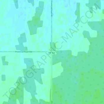 Weiden topographic map, elevation, terrain