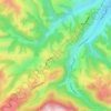 Predeal topographic map, elevation, terrain