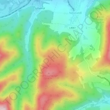 Neusiedler Ebene topographic map, elevation, terrain