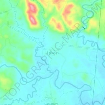 Balicotoc topographic map, elevation, terrain