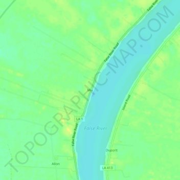 Mix topographic map, elevation, terrain