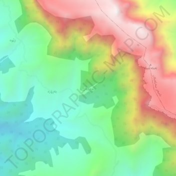 Hartal topographic map, elevation, terrain