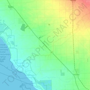 Lower Light topographic map, elevation, terrain
