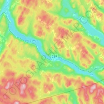 Saint-Marc-du-Lac-Long topographic map, elevation, terrain