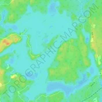 Eagle Lake topographic map, elevation, terrain