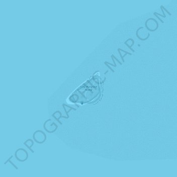 Lady Musgrave Island topographic map, elevation, terrain