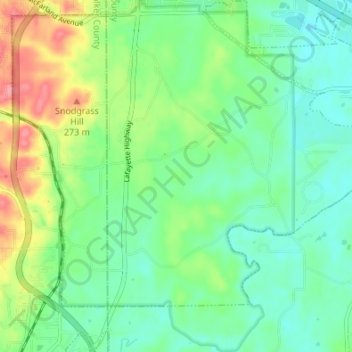 Chickamauga and Chattanooga National Military Park topographic map ...