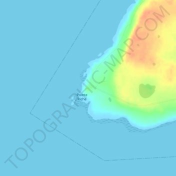 Lighthouse topographic map, elevation, terrain